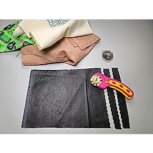 Ultima 45mm Rotary Cutter Kit – Ergonomic Rotary Cutter with 8 SKS-7 Steel Blades, Straight & Pattern-Cut