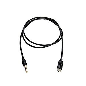 SinLoon Audio Output Cable, Micro-USB to 1/8 Stereo 3.5mm Audio Car AUX Cable for S3 i9300 S2 i9100 i9220 (3.2 Feet = 1 Meter, Black)
