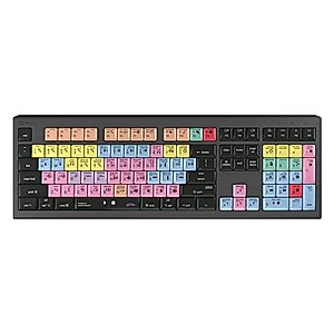 LogicKeyboard keyboard Compatible with Avid Pro Tools Mac Backlit ASTRA - LKBU-PT-AMBH-US