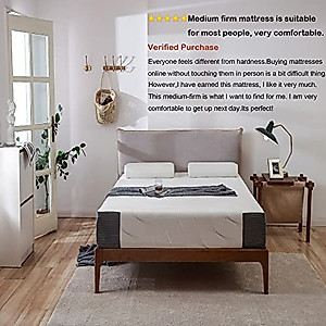Opoiar King Mattress, 10 Inch Memory Foam Hybrid Spring Mattress in a Box King Size, Medium Firm Cooling Gel Infused Innerspring Mattress Made in USA,Pressure Relieving, Breathable Cover,CertiPUR-US