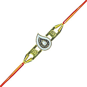 Rakhi for Brother Designer Rakhi with Beads Design Rakhi Raksha-Bandhan Gifts for Brother Sister (D27)