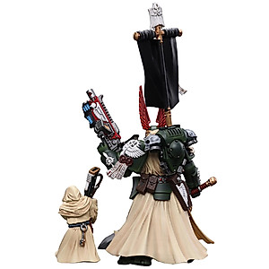 HiPlay JoyToy Warhammer 40K Collectible Figure: Dark Angels Supreme Grand Master Azrael 1:18 Scale Action Figures JT7899 (JT7899 Azrael)