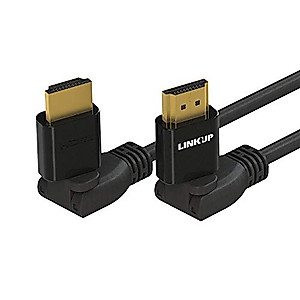 LINKUP - HDMI 4K Cable Ultra HD 360° Angle Swivel Digital Video Cord - Heavy Duty 28AWG - Extreme High Speed 18GB/s | 4096 x 2160 | Compatible with Apple Xbox PS4 PC Samsung TV - 6FT