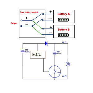 Copgge 40A 72V Dual Battery Parallel Connector XT60 Parallel Battery Converter for Increase The Capacity by Connecting Two Batteries in Parallel Equalization Module