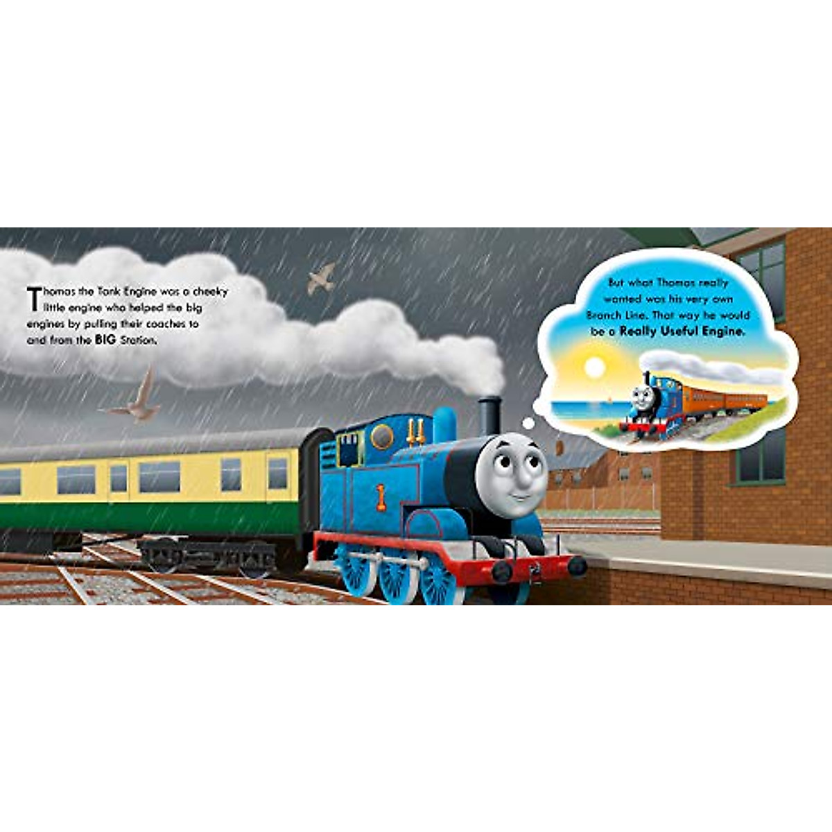 The Story of Thomas the Tank Engine: A special board book edition of the original, classic story introducing Thomas the Tank Engine!