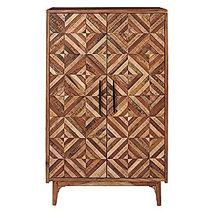 Signature Design by Ashley Gabinwell Contemporary 2-Door Accent Cabinet, Brown