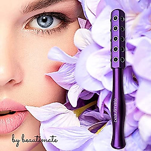 beautimate Germanium Roller Uplifting Face Massager Beauty Roller for Skin Tightening & De-Puffing, Face, Eye, Chin, Neck Massager, Anti-Aging Beauty Tool to Lift, Firm and Tighten Skin