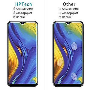 HPTech Screen Protector For Samsung Galaxy A20 Tempered Glass, Easy to Install, Bubble Free 2-pack
