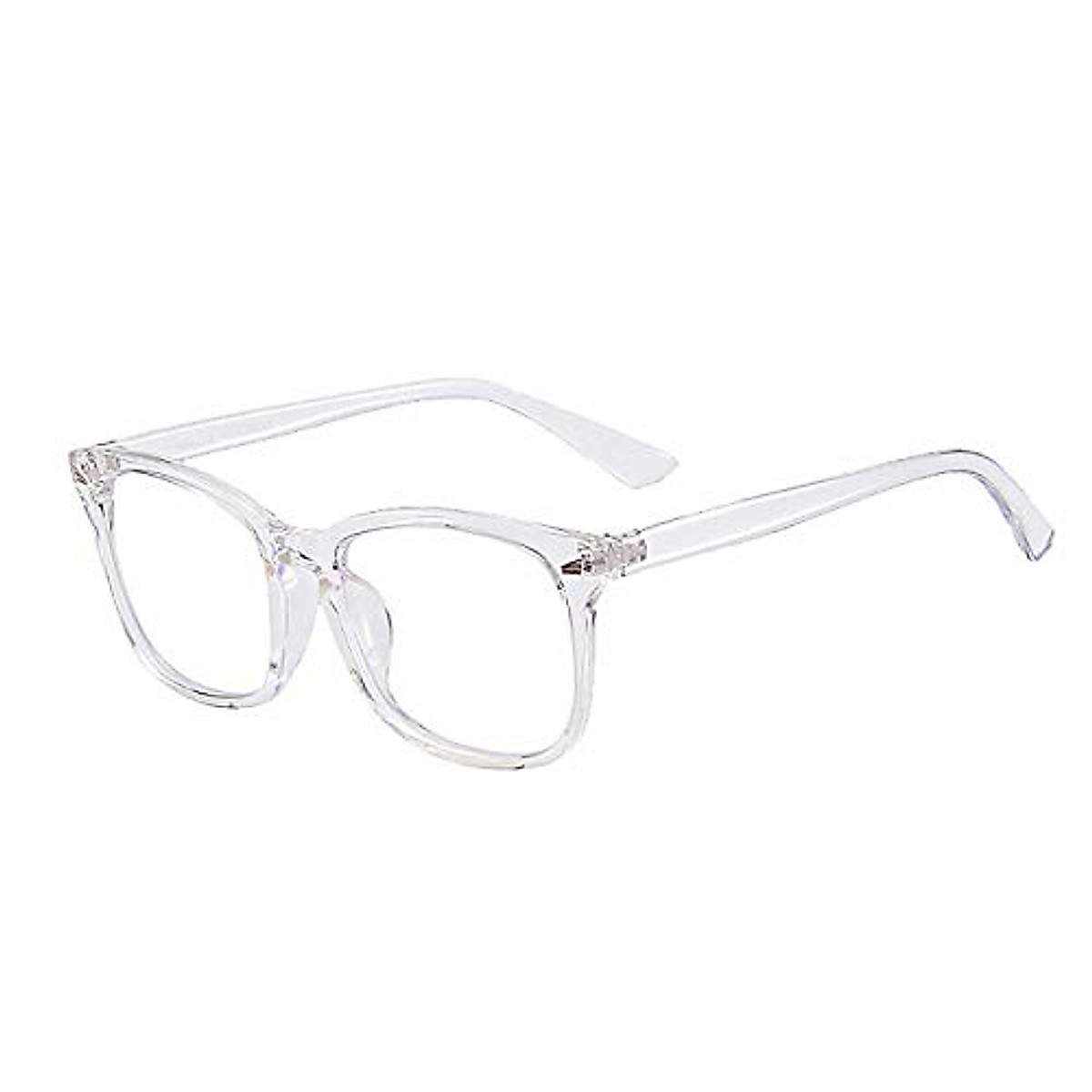 Maxjuli Blue Light Blocking Glasses,Computer Reading/Gaming/TV/Phones Glasses for Women Men(Transparent)