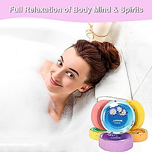 Aromatherapy Shower Steamers Shower Bombs for Women Set of 6 Nighttime Shower Tablets Self Care & SPA Relaxation Bath Gifts for Women and Men, Shower Steamers for Birthday Valentines Gift