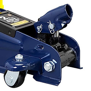 TCE AT82001U Torin Hydraulic Trolley Service/Floor Jack Combo with 2 Jack Stands, 2 Ton (4,000 lb) Capacity, Blue