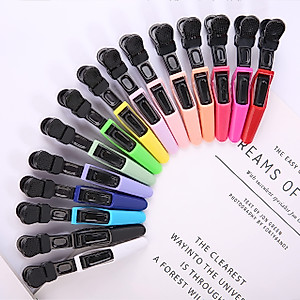 HH&LL 30pcs Alligator Styling Sectioning Hair Clips (15 Colors)