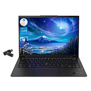 Lenovo ThinkPad X1 Carbon Gen 10 Business Laptop, 14" WUXGA IPS Display, Intel Core i5-1240P, Windows 11 Pro, 16GB RAM, 512GB SSD, Fingerprint (Renewed)