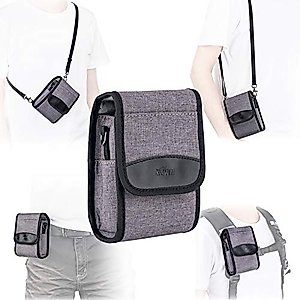 Kiorafoto Compact Camera Pouch Case for Sony ZV-1F ZV-1 ZV1 RX100VII RX100VI RX100VA RX100V RX100IV III II Canon G7X III II G9X II SX740 SX730 SX620 SX610 Olympus TG-6 TG-5 Ricoh GR IIIx GRIII GR3