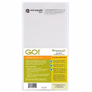 AccuQuilt GO! Cutting Mat; 5-inch-by-10-inch by AccuQuilt