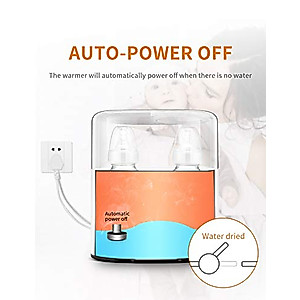 Milk Warmer for Baby, Bottle Warmer for Breastmilk Thawing, Bottle Steril-izer, Food Steamer, Water Warmer for Formula, LCD Display Accurate Temperature Adjustment, 24H Constant Mode