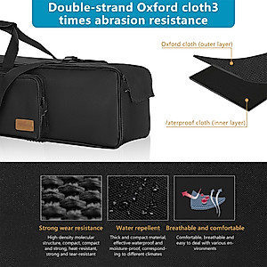 TORIBIO Tripod Case Bag Water-resistant Lightweight Multifunctional 40"x8.2"x8.2"/102x21x21cm Tripod Carrying Case with Shoulder Strap for Lights, Speakers, Cameras, Booms, Microphone Stands