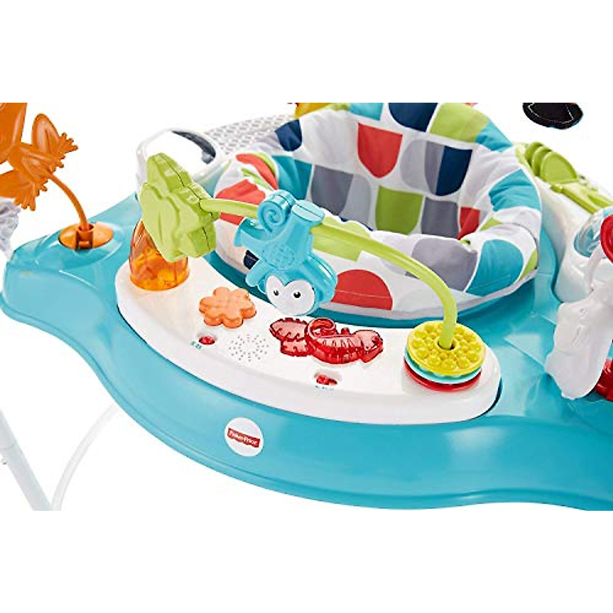 Fisher-Price Baby Bouncer Color Climbers Jumperoo Activity Center with Music Lights & Developmental Toys (Amazon Exclusive)