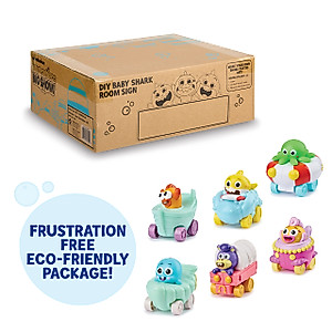 Pinkfong Baby Shark Baby Shark's Big Show! Speedy Sea Vehicle 6-Pack