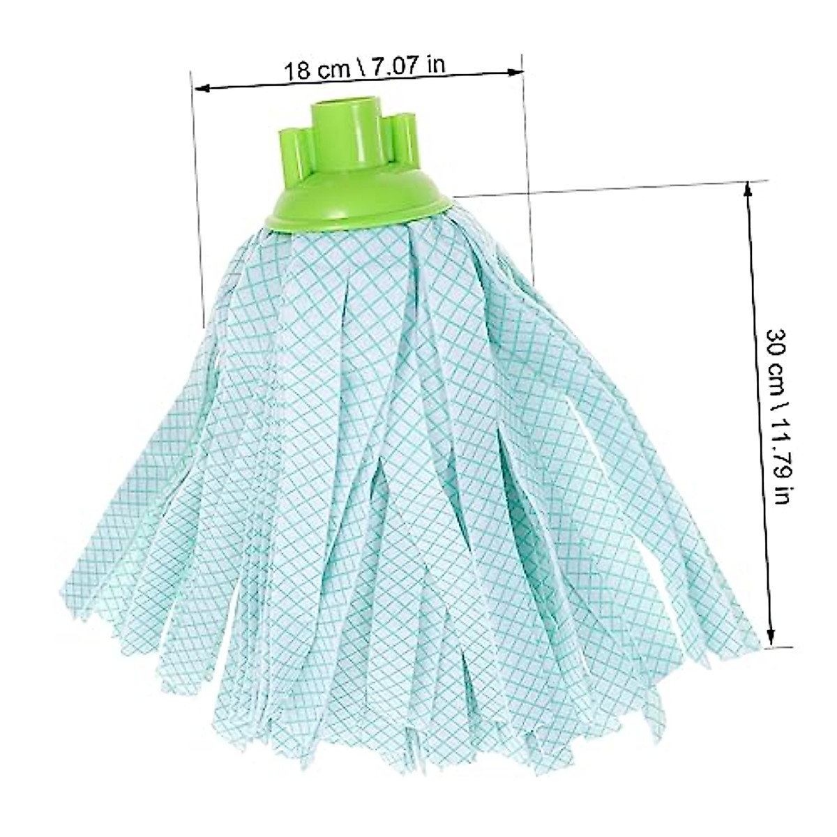 Hemoton 2pcs Mop Replacement Head Commercial Mop Microfiber Mop Sponge Mop Floor Cleaning Tool Mop Head Refill Cotton Floor Cleaning Practical Mop Cloth Mop Head Replacement Wipe The Floor