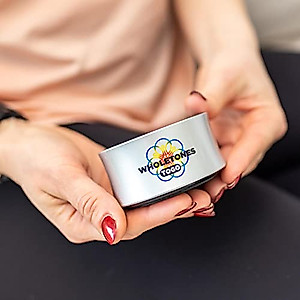 Wholetones to Go (2nd Gen) - Portable Relaxing Music Player with 7 Looping Frequency Enhanced Songs, Timer, Bluetooth, Rechargeable Battery, Hanging Ring