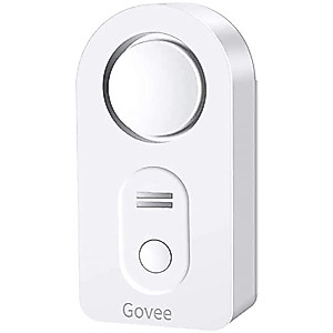 Govee Water Detectors 2 Pack, 100dB Adjustable Audio Alarm Sensor, Sensitive Leak and Drip Alert, for Kitchen Bathroom Basement (Battery Included)