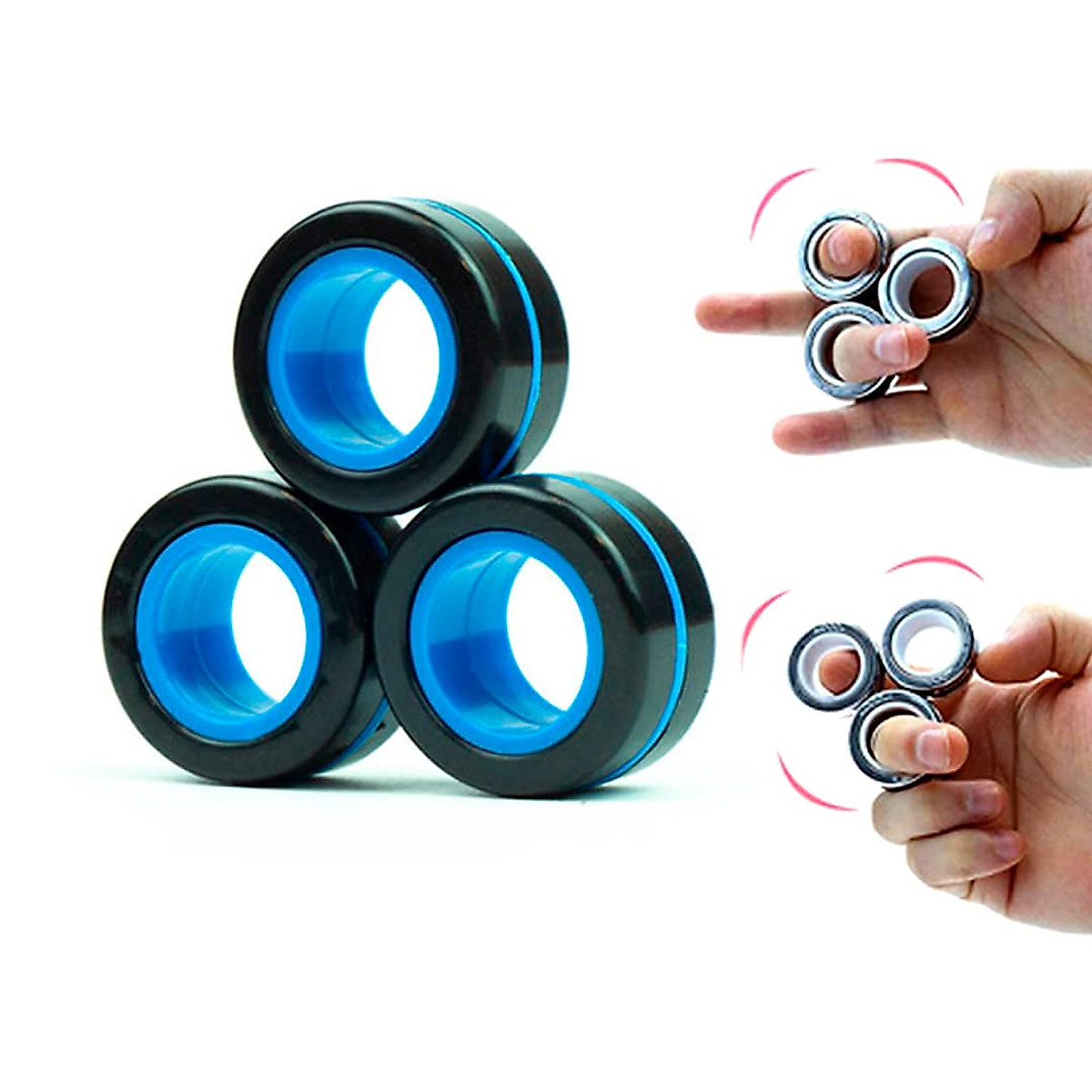 Fingears (Black/Blue, Small)