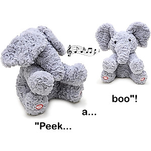 Peekaboo Talking Singing Moving Soft Plush (Elephant)