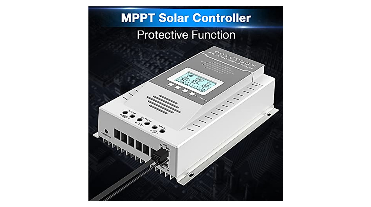 OOYCYOO 100A MPPT Charge Controller - Solar Panel Regulator