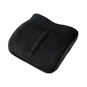 ObusForme Sit-Back Cushion – Seat Cushion and Posture Support, Contoured Ergonomic Design for Soothing Relief, Memory Foam Lumbar Support Pillow for Office Chairs and More