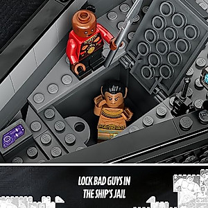 LEGO Marvel Black Panther: War on The Water, 76214 Wakanda Forever Buildable Boat Toy for Kids with 2 Drones, Avengers, Super Hero Underwater Adventures