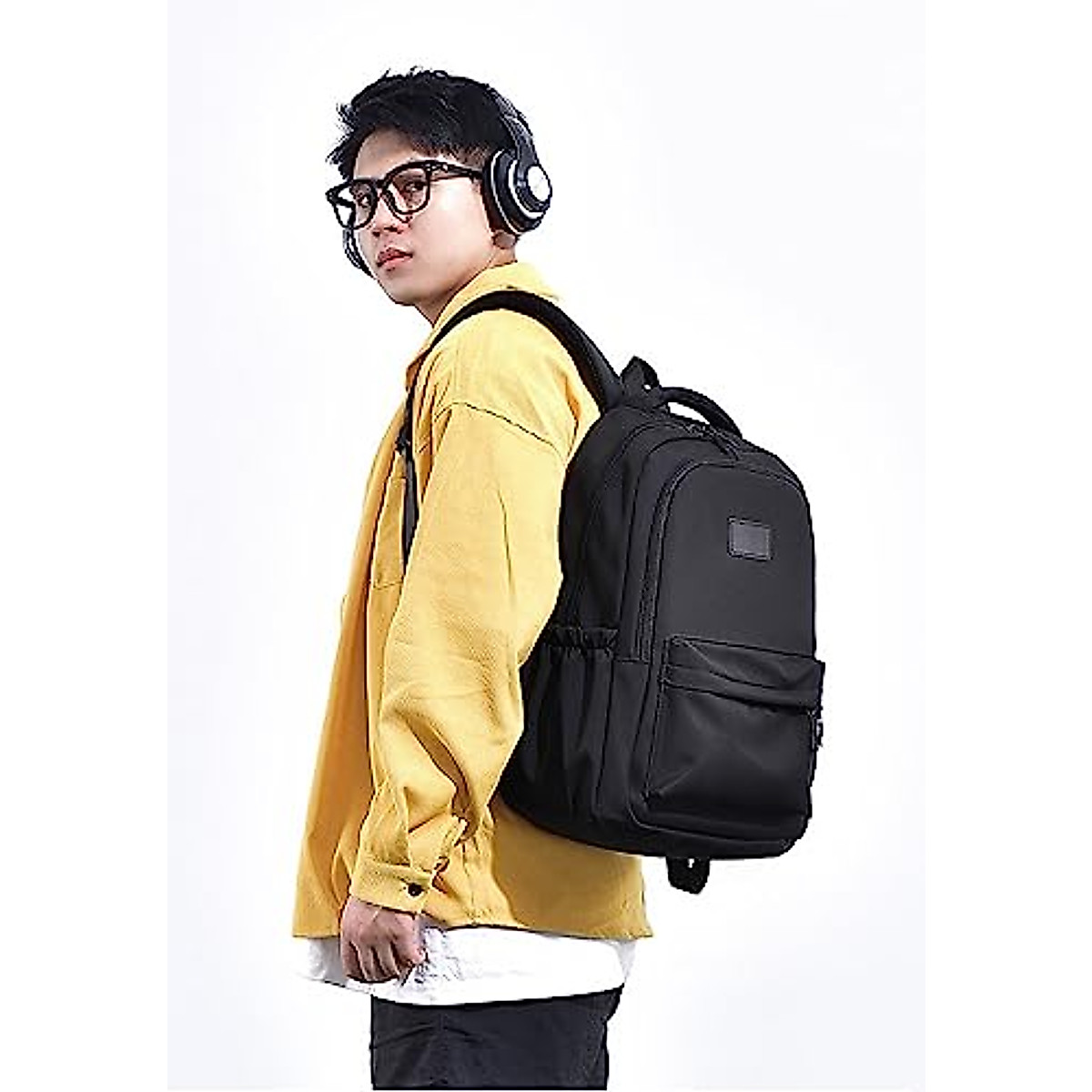 BESYIGA Unisex 25L Travel Backpack with Laptop Compartment Large Capacity Carry On Pack Bag for College Work