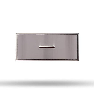 Coyote 36 Inch Single Storage Drawer, Stainless Steel Construction - CSSD36