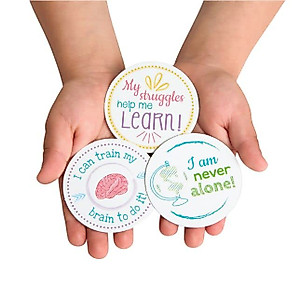 Really Good Stuff Confidence Chips – 100 Empowering, Motivational, Positive Affirmations – Encourage Positive Feelings– Social-Emotional Learning – SEL for The Home and Classroom