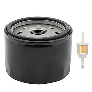 Milttor AM125424 492932 Oil Filter for 492932S 492056 795890 695396 696854 842921 GY20577 Kawasaki 49065-7007 Lawn Mower