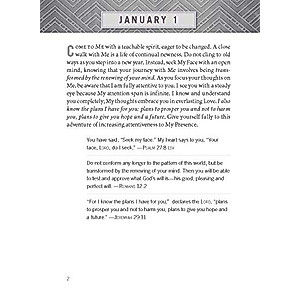 Jesus Calling, Textured Gray Leathersoft, with Full Scriptures: Enjoying Peace in His Presence (A 365-Day Devotional)