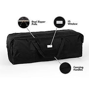Covermates Keepsakes - Storage Duffel Bag - Heavy Duty Polyester - Reinforced Handles - Closet Storage-Black