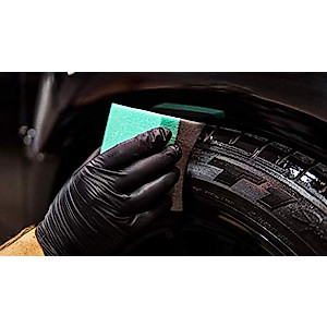 Tire Dressing Applicator Double Wide Curved Foam Sponge (12 Pack)