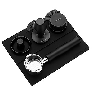 Normcore Espresso Tamping Station I Espresso Tamping Mat I Coffee Tamper Mat I Espresso Accessories Tool for Baristas I Food Grade Non-Slip Silicone I 9.5 Inch x 7.5 Inch