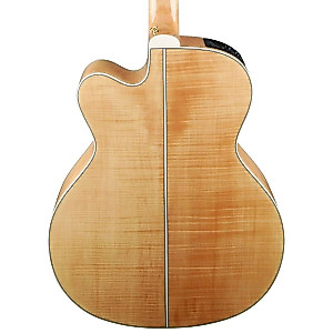 Takamine G Series GB72CE-NAT Jumbo Acoustic Electric Bass Guitar, Natural