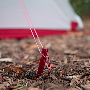 MSR Groundhog Tent Stake Kit, 6-Pack, Regular - 7.5-Inch , Red