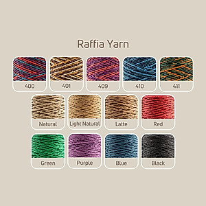 Sensy Premium 274 Yards Raffia Yarn (Latte)