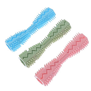 balacoo 9 Pcs Pet Teething Stick Dog Chewing Toy Dog Chew Toothbrush Puppy Teething Toys Dogman Toys Dog Dental Chew Toy Dogs Teethers Chew Toys for Puppies Pet Dog Pet Supplies TPR