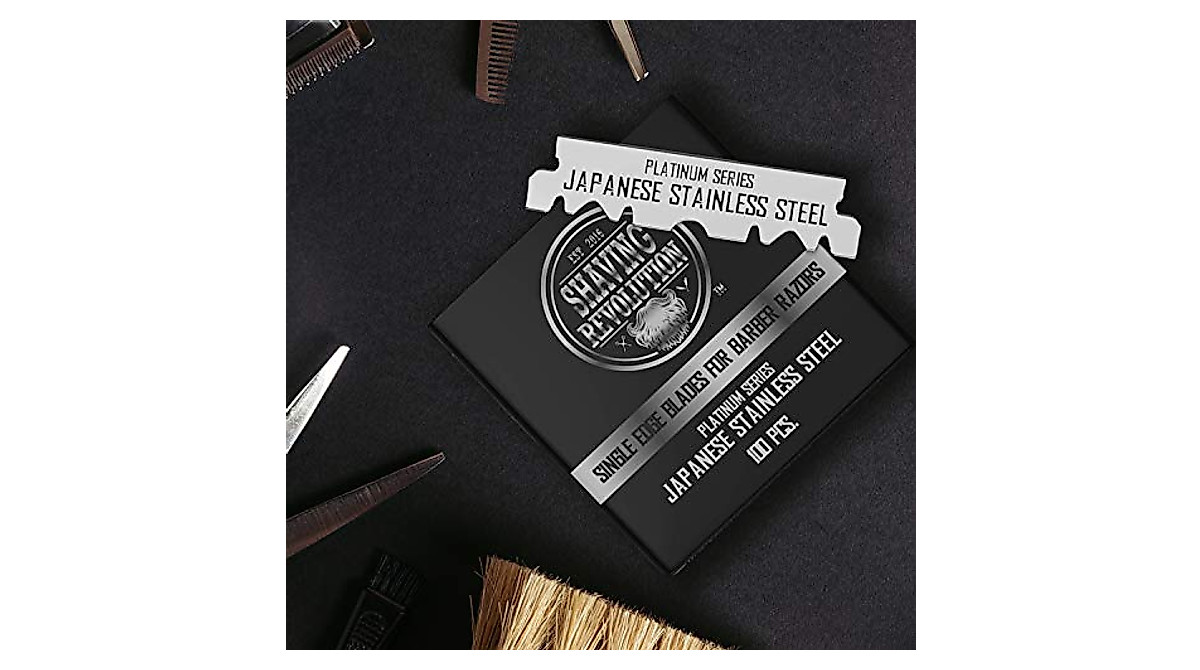 Single Edge Barber Razor Blades - 100 Count