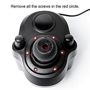 Gaming Driving Force Shifter Modification Kit, Logitech G Gaming Gearshift Sequential Upgrade Adapter, G25 G27 G29 G920 Driving Force Racing Wheels PS3 PS4 Xbox One PC Racing Game Shift Rod Damping MOD