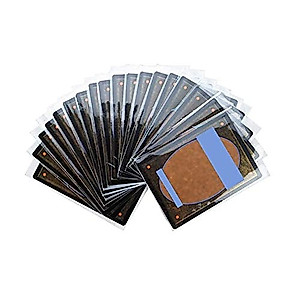 ClearBags Flat Open Top Bags, 2 1/2 x 3 1/2, 100 Pack, Clear Photo Storage Bag, Plastic Sleeves, Sheets for Card, Art, Crafts, Crystal Clear, Archival Safe, B23CNFA