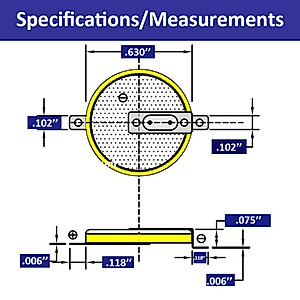 Enerpe CR1616 with Solder Pins 3V Replacement Batteries for Pokemon Games 12-pack
