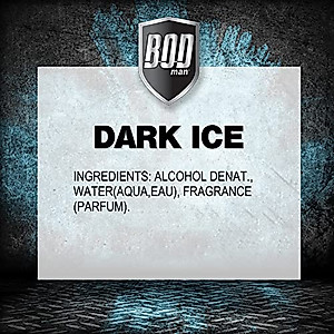 BOD man Fragrance Body Spray, Dark Ice, 8 fl oz