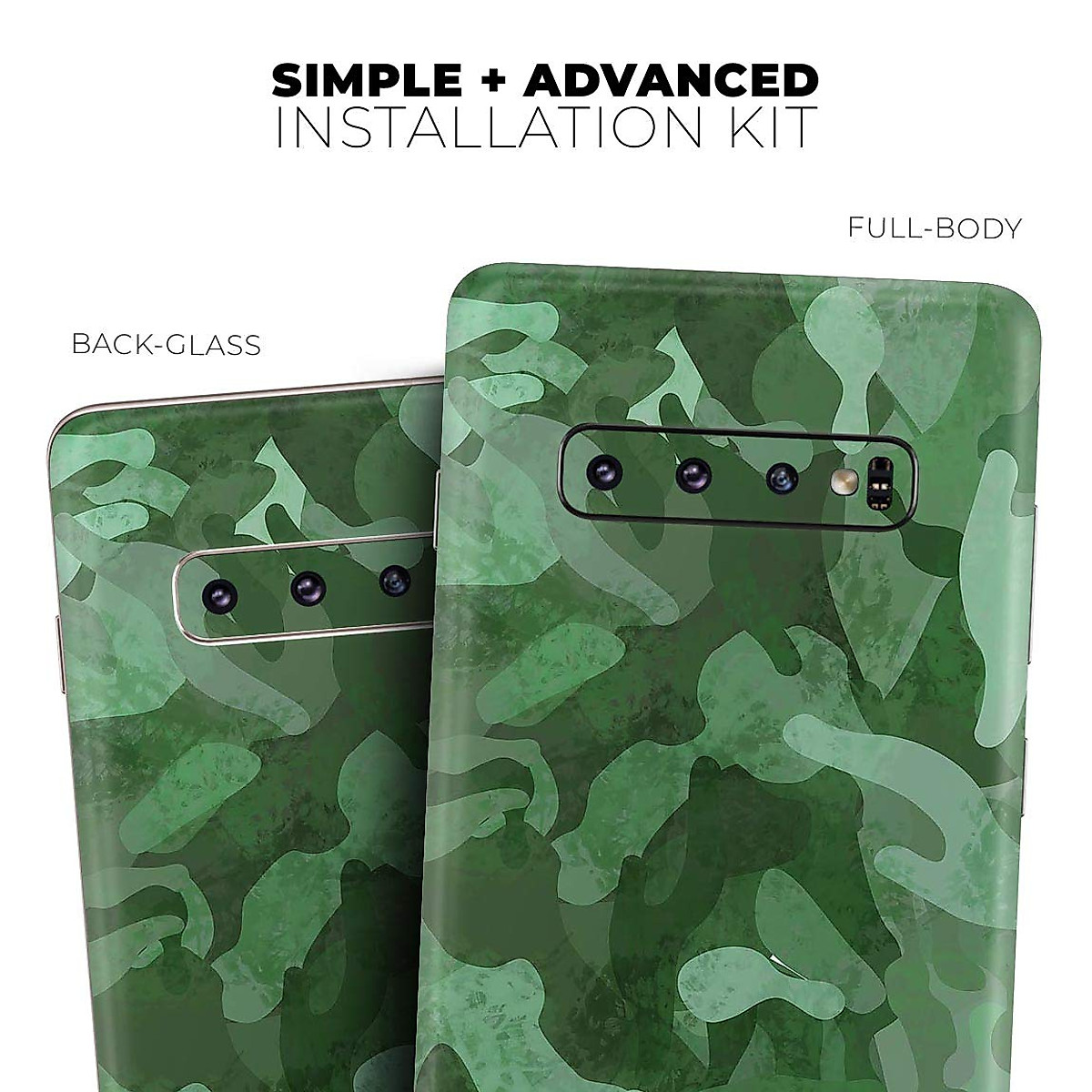 DesignSkinz Desert Green Camouflage V2 Protective Vinyl Decal Wrap Skin Cover Compatible with The Samsung Galaxy S20 (Screen Trim & Back Glass Skin)