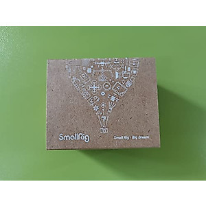 SmallRig 1/4" Mini Ball Head Cold Shoe Mount Adapter with 1/4"-20 Thread for Camera Phone Cage LED Video Light-3577